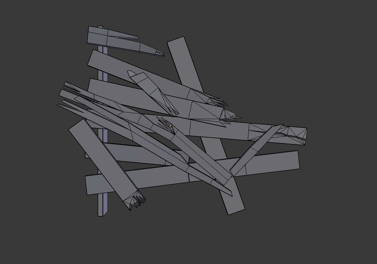 3D Model Broken Pallet - TurboSquid 1596368