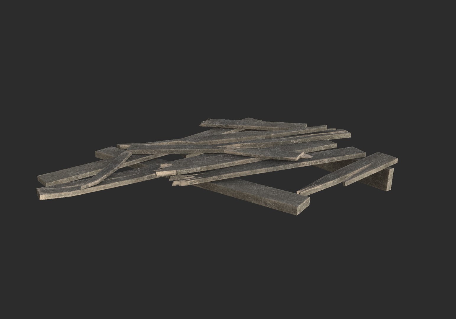 3D Model Broken Pallet - TurboSquid 1596368
