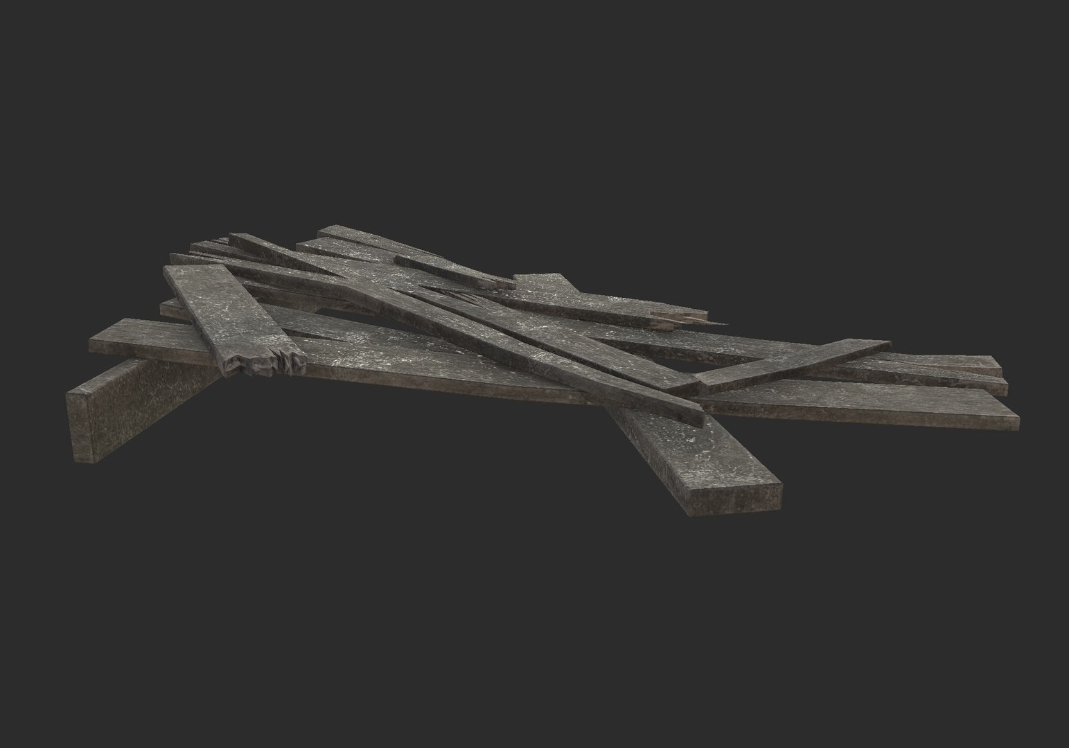 3D Model Broken Pallet - TurboSquid 1596368