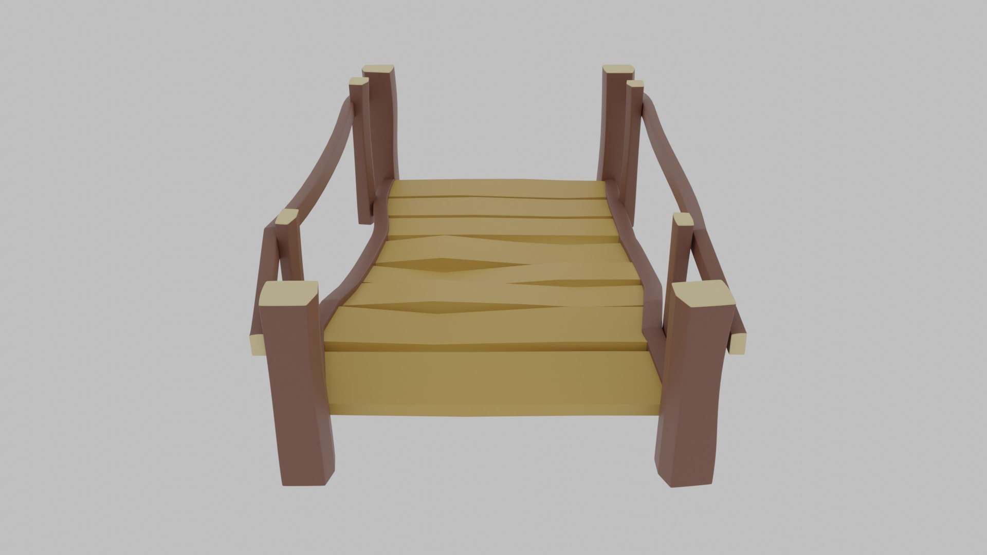 3D Cartoon Bridge Model - TurboSquid 2017942