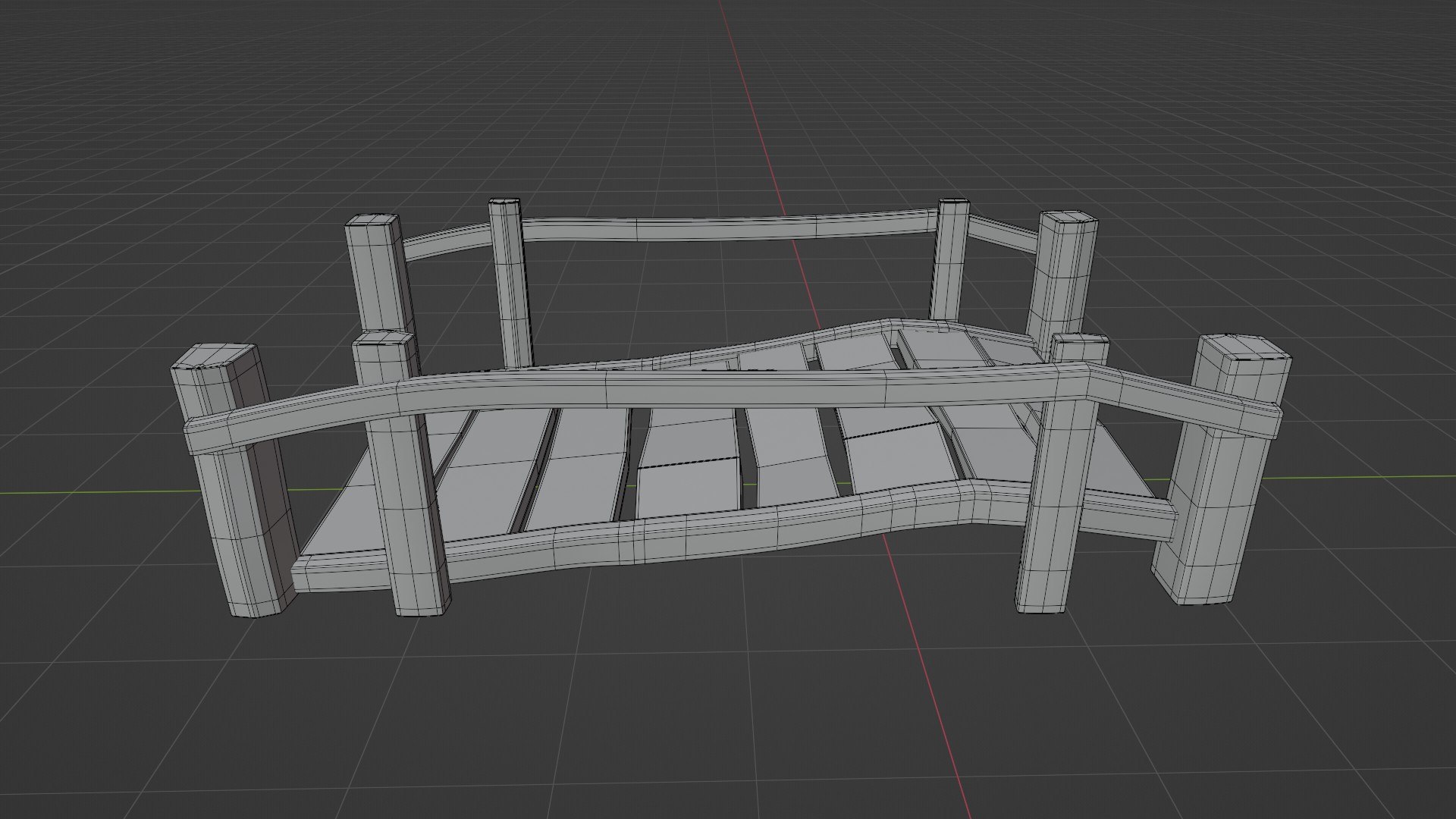 3D Cartoon Bridge Model - TurboSquid 2017942