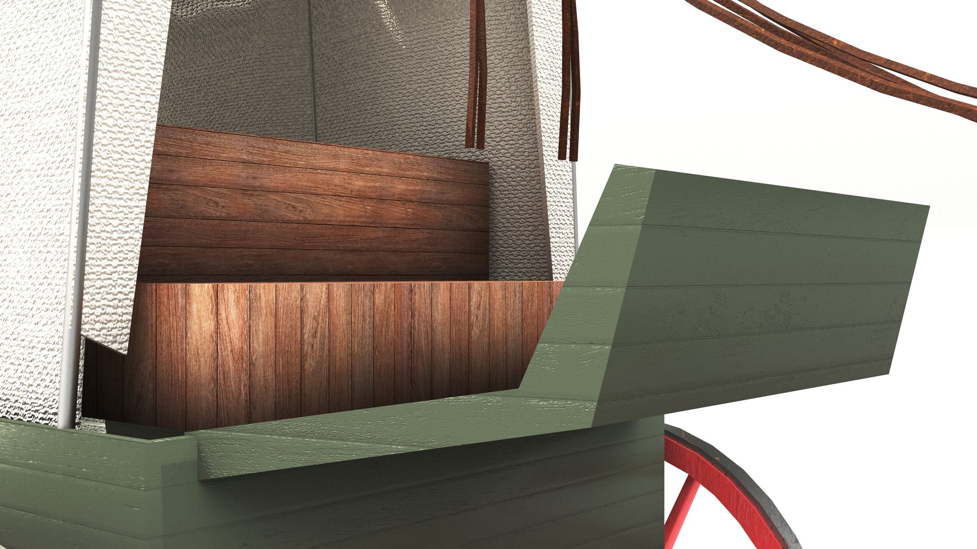 3D Covered Wagon 8K - TurboSquid 2337925