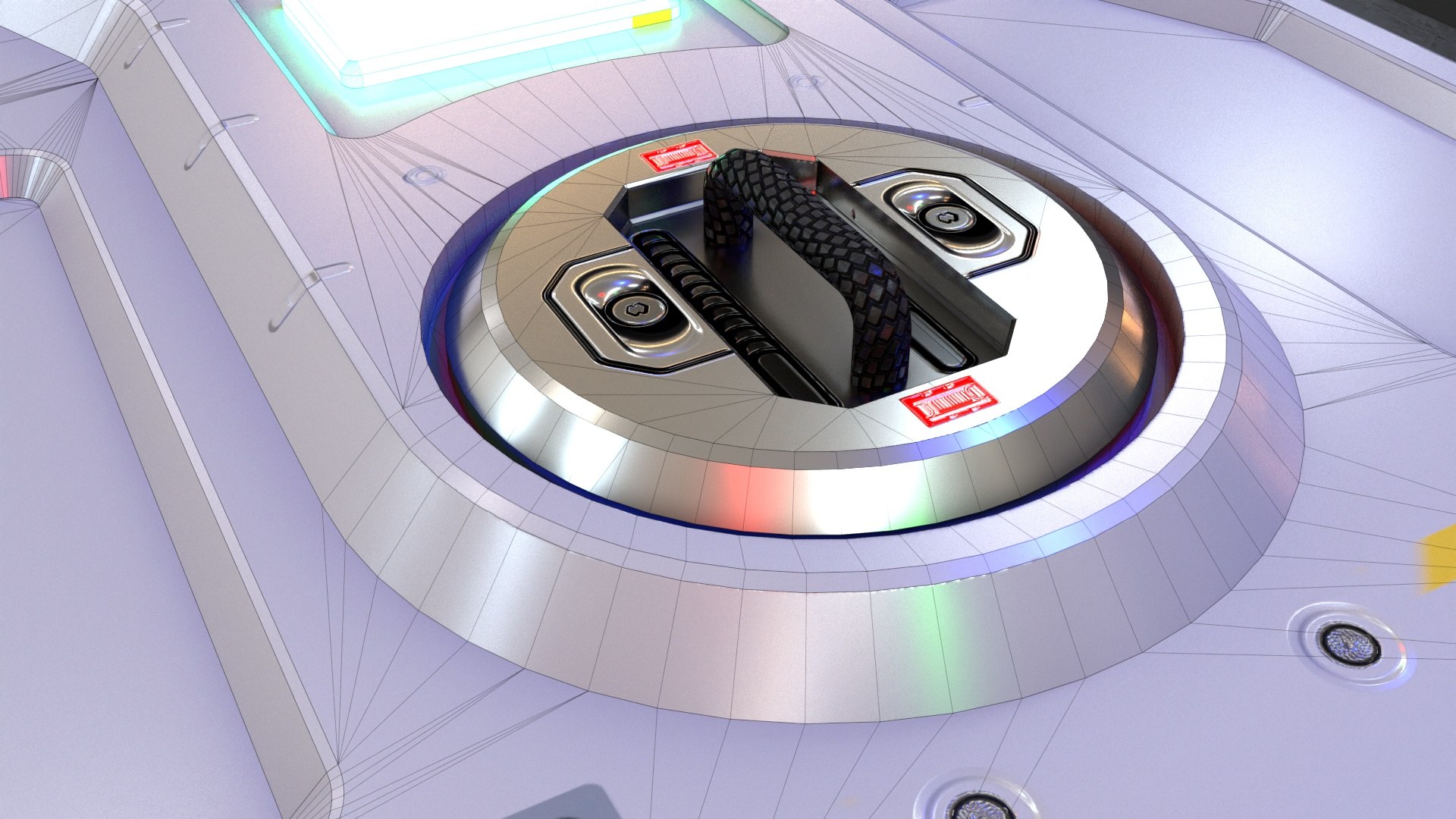 Sci-Fi Underground Access Door 3D - TurboSquid 2001760