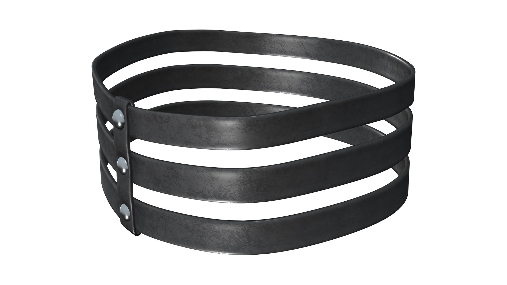 3 Tier Chocker Necklace 3D Model - TurboSquid 1940615