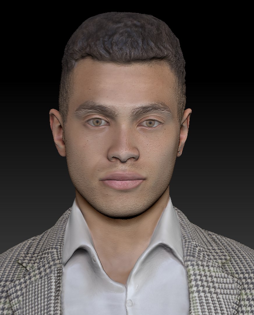 3D Handsome Young Man In Grey Jacket Ready For Animation 286 ...