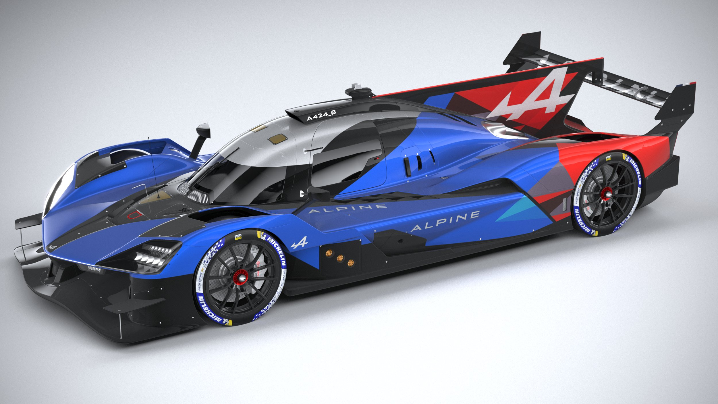 modèle 3D de Alpine A424 LM 2024 - TurboSquid 2137221