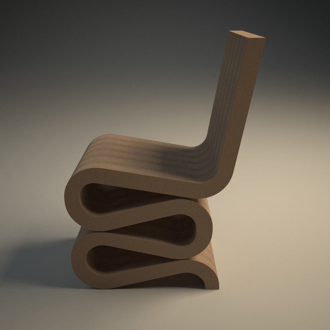 Wiggle Chair 3D Model - TurboSquid 1425723