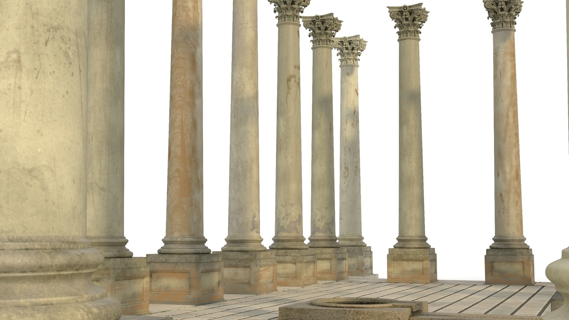 National Capitol Columns 3D Model - TurboSquid 2217215