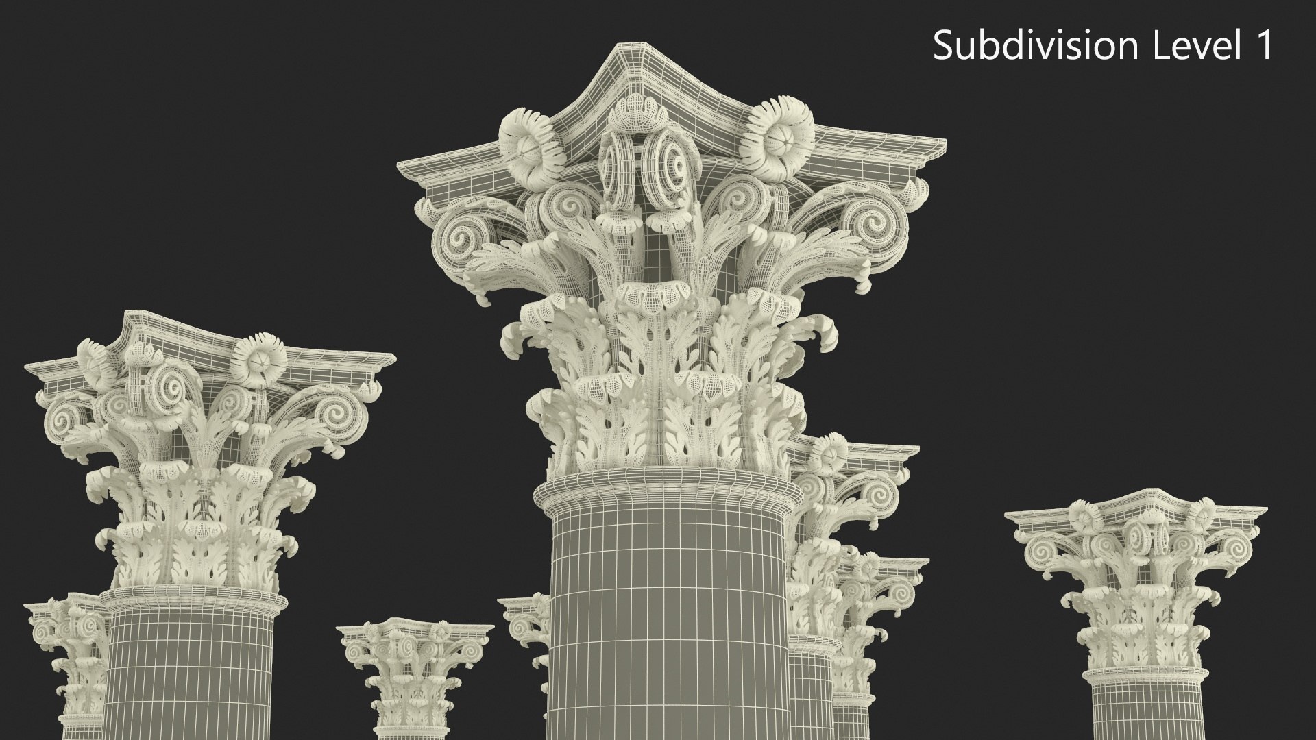 National Capitol Columns 3D Model - TurboSquid 2217215
