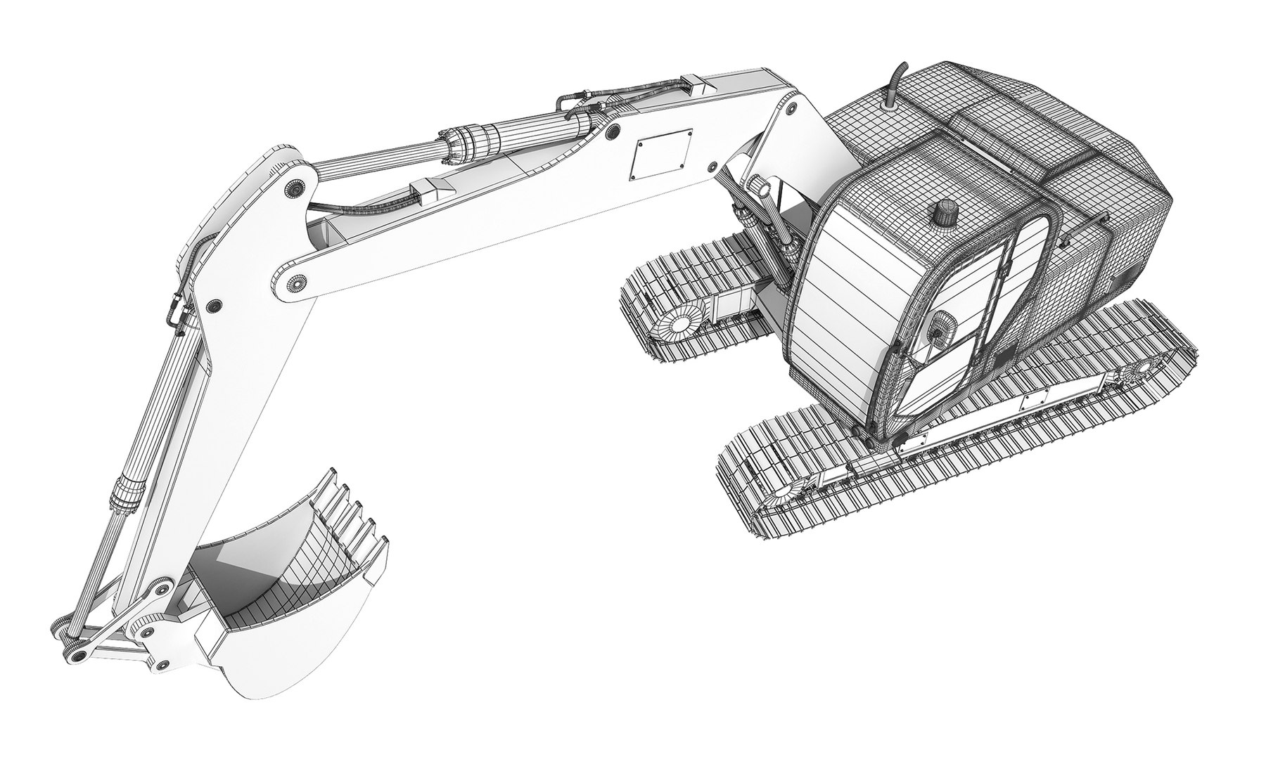 Excavator Industrial Construction 3D Model - TurboSquid 1587721