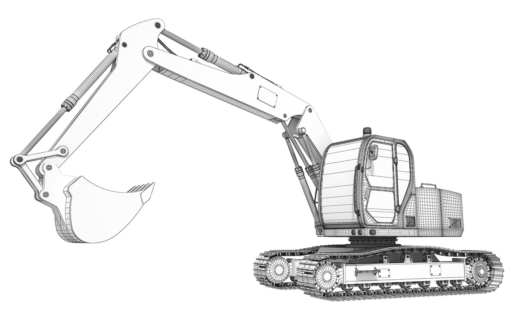 Excavator Industrial Construction 3D Model - TurboSquid 1587721
