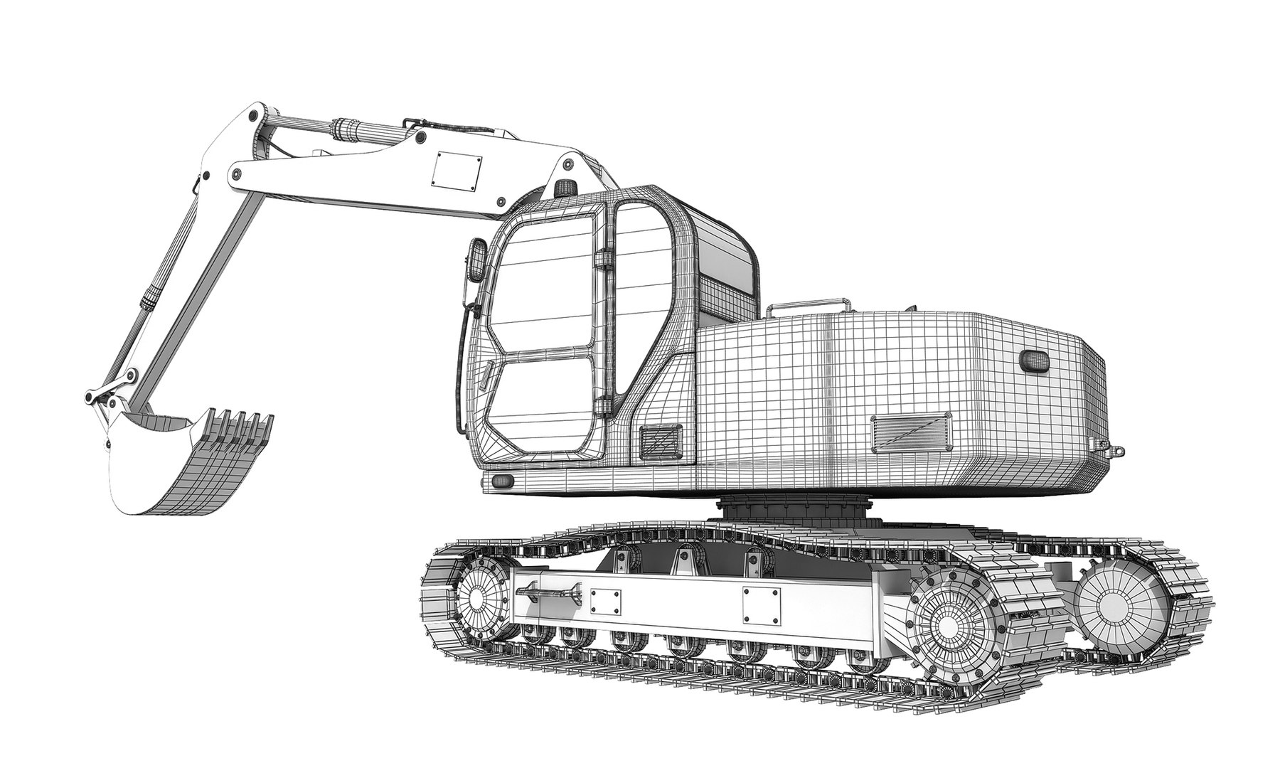 Excavator Industrial Construction 3D Model - TurboSquid 1587721