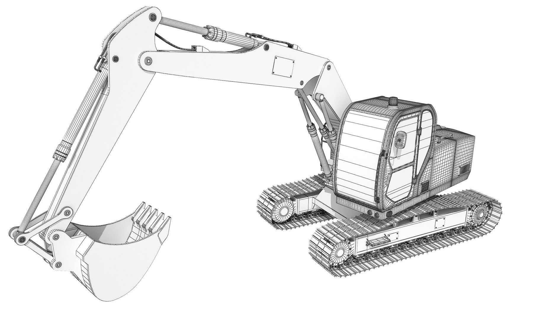 Excavator Industrial Construction 3D Model - TurboSquid 1587721