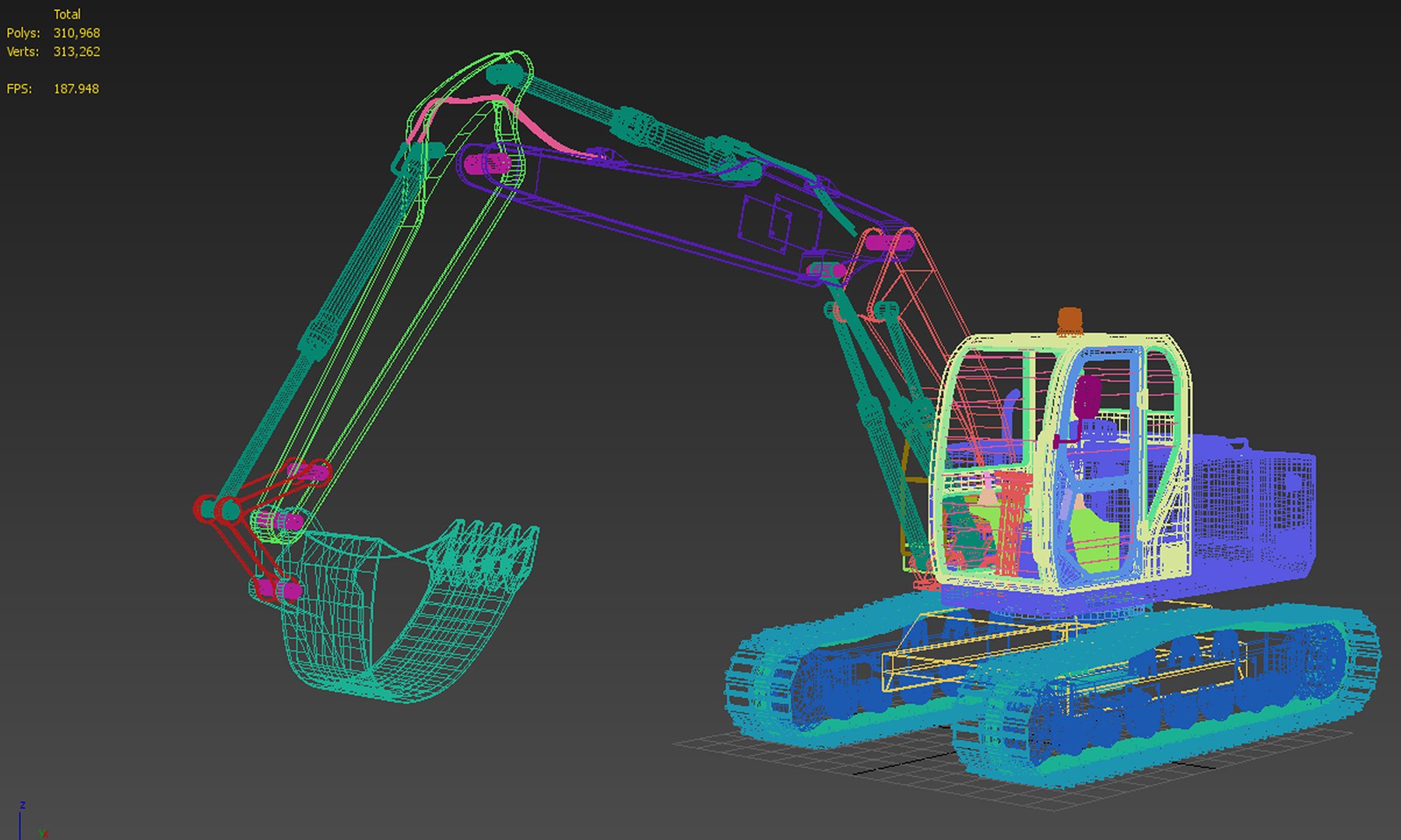 Excavator Industrial Construction 3D Model - TurboSquid 1587721