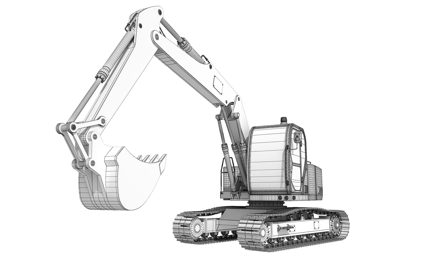 Excavator Industrial Construction 3D Model - TurboSquid 1587721