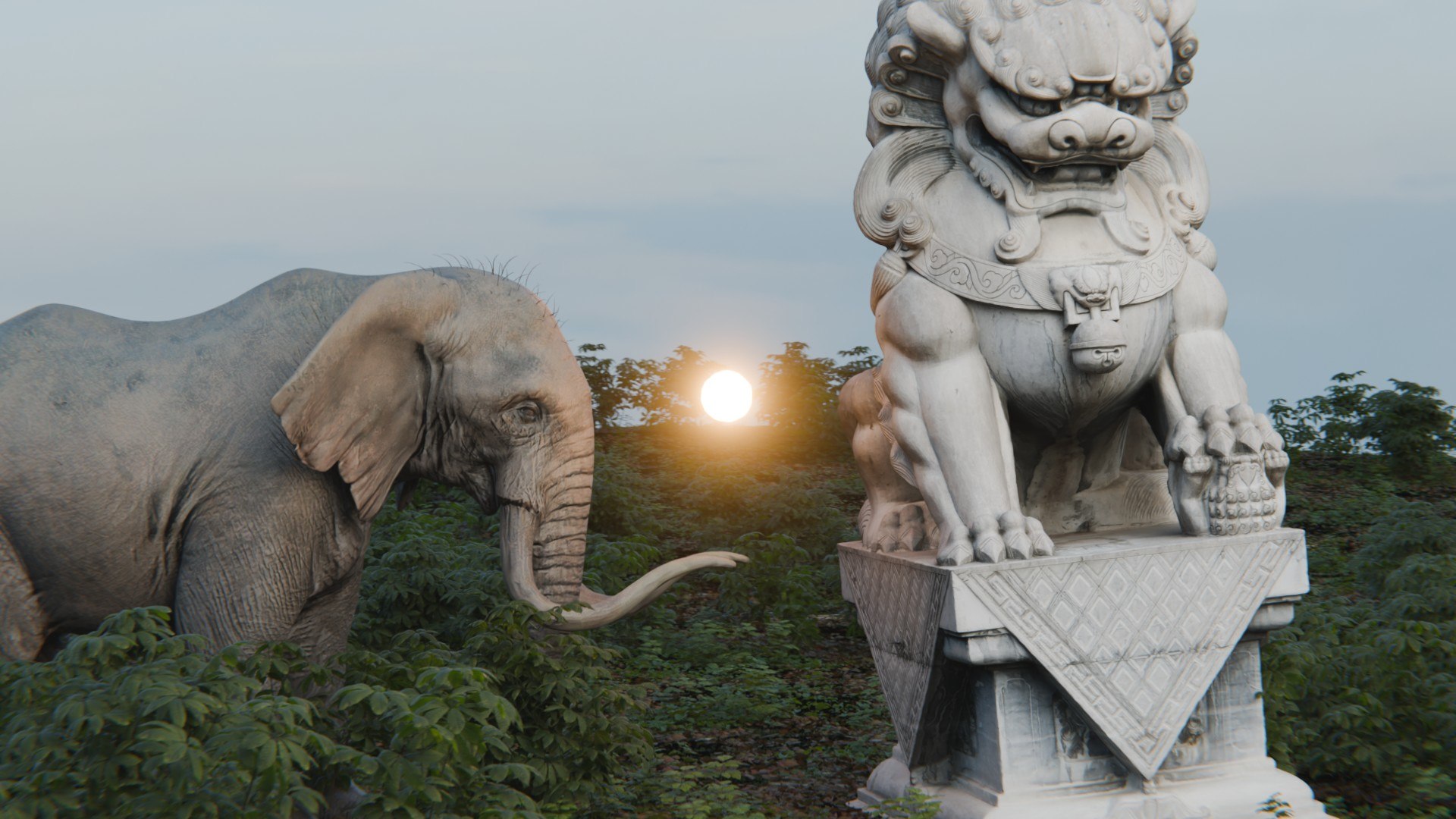 3D Model Cinematic Animated Elephant - TurboSquid 2383817