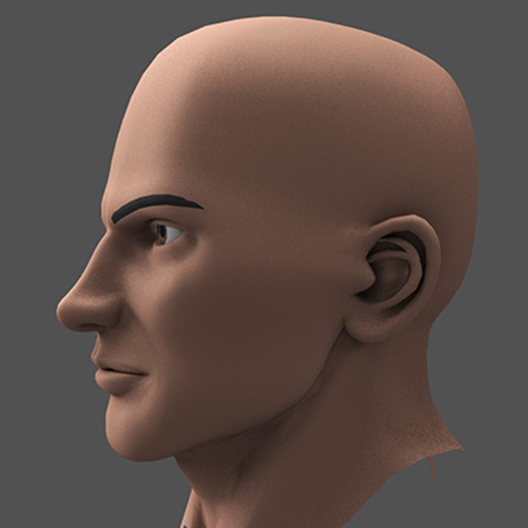 Lwo Male Hero Character Head