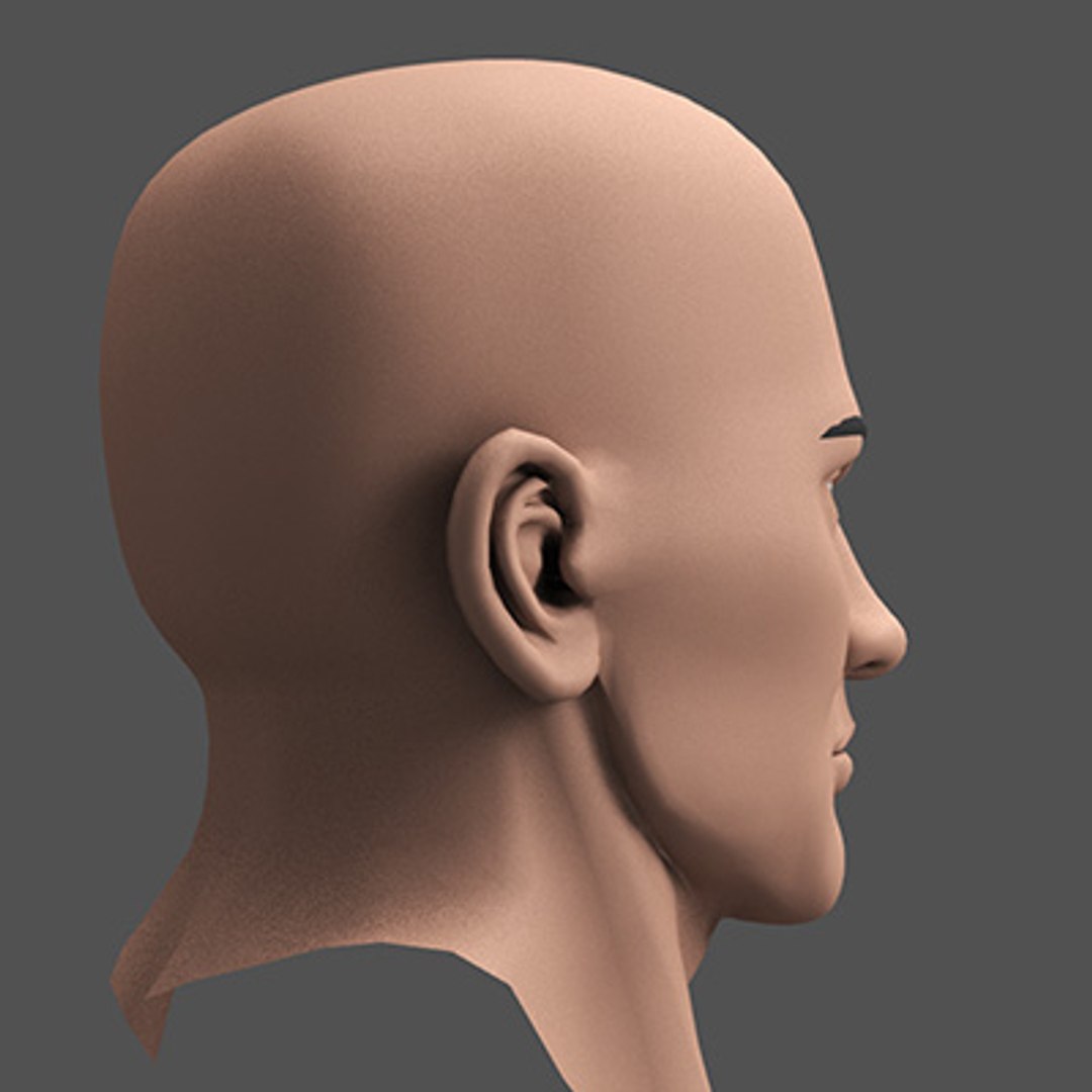 Lwo Male Hero Character Head