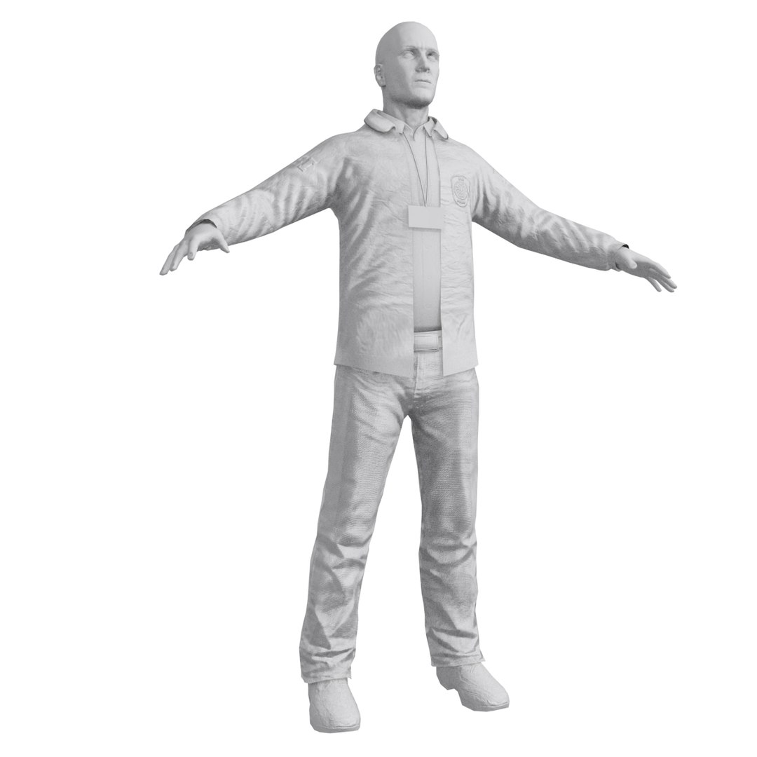 3d fbi agent 2 model