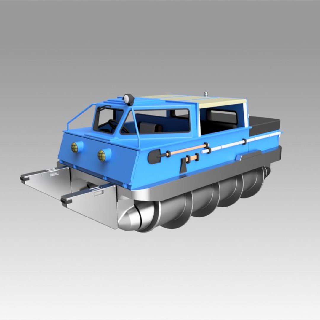 Screw terrain vehicle 3D model - TurboSquid 1428480
