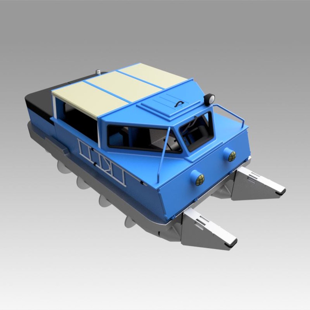 Screw terrain vehicle 3D model - TurboSquid 1428480