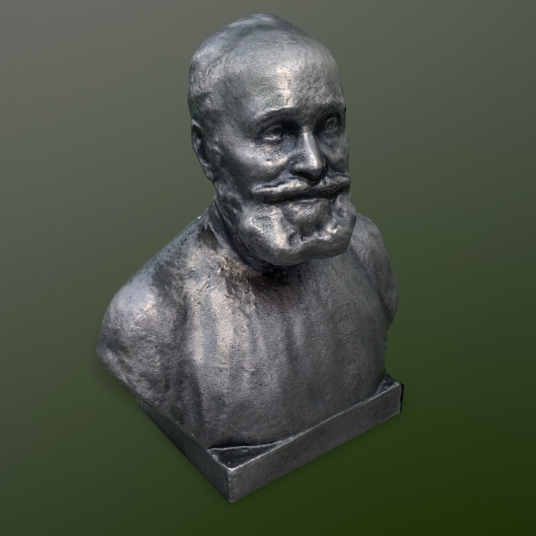 Metal Bust Pavlov 3D - TurboSquid 1734894