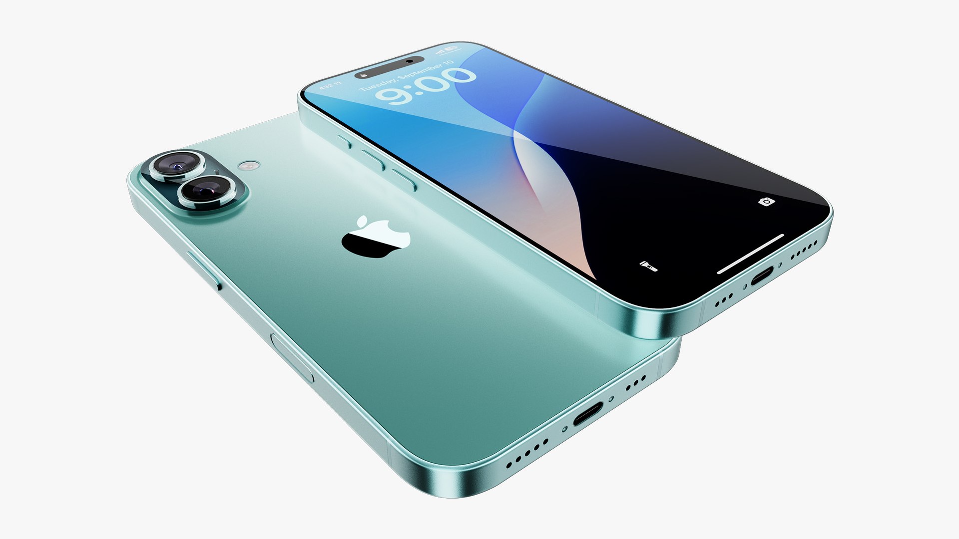 IPhone 16 Teal Model - TurboSquid 2300250