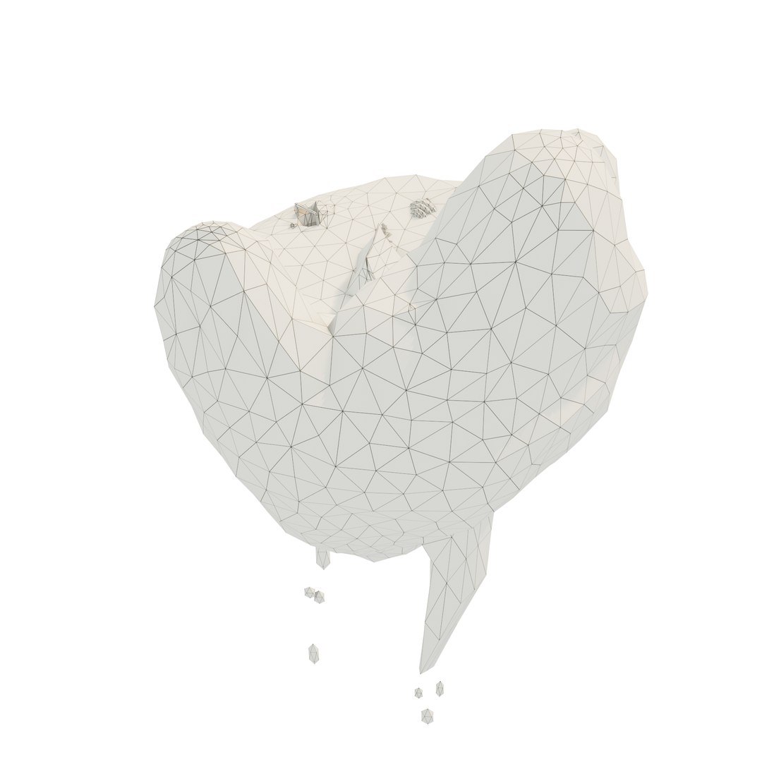 Free Floating Desert Island 3D - TurboSquid 1403665