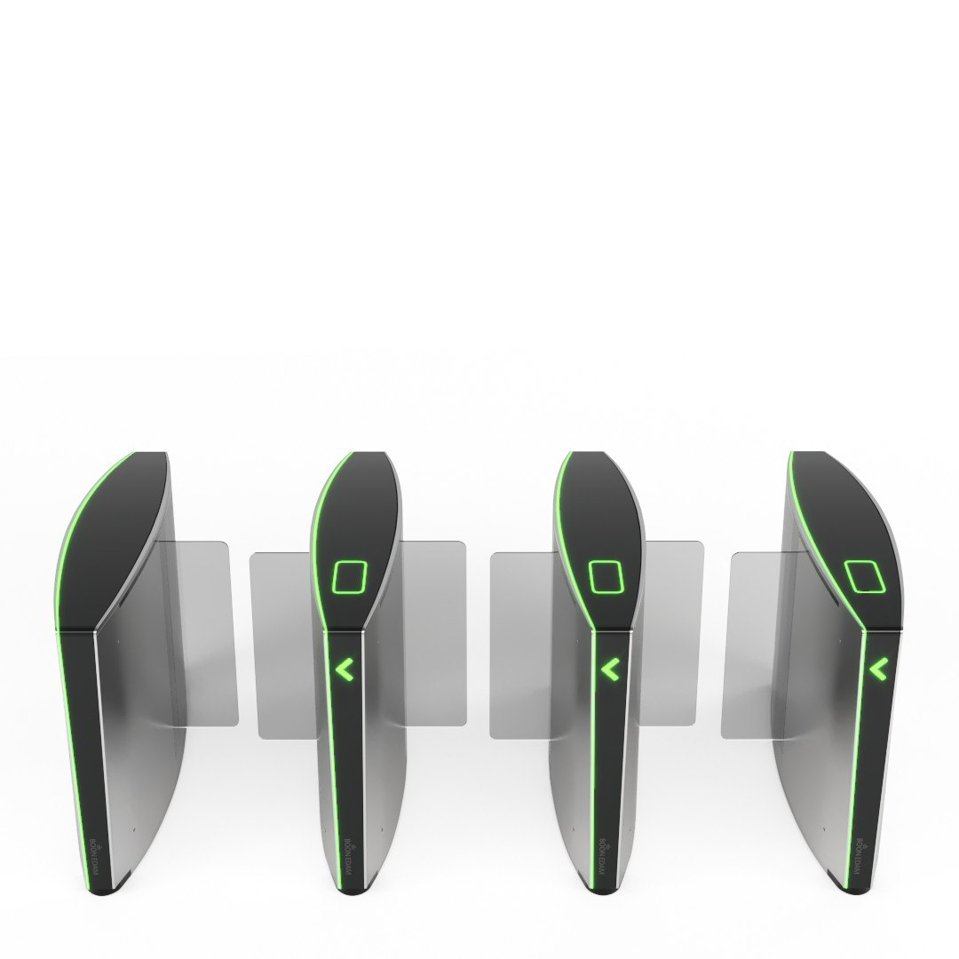 3D Speedlane Slide Turnstiles Model - TurboSquid 1269559