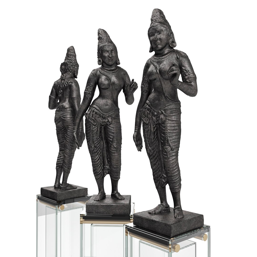 3D Parvati Sculpture - TurboSquid 1951511