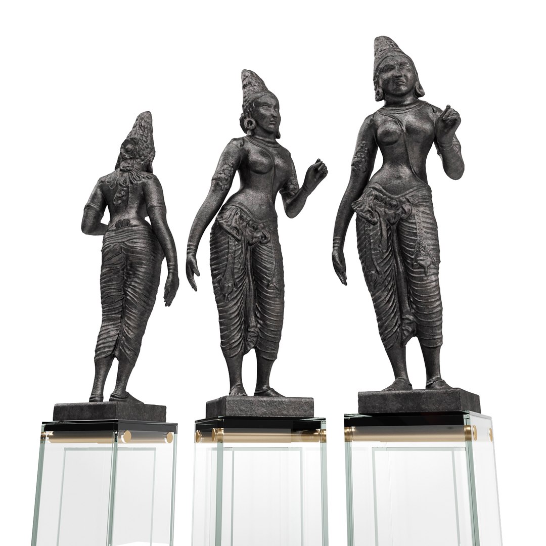 3D Parvati Sculpture - TurboSquid 1951511