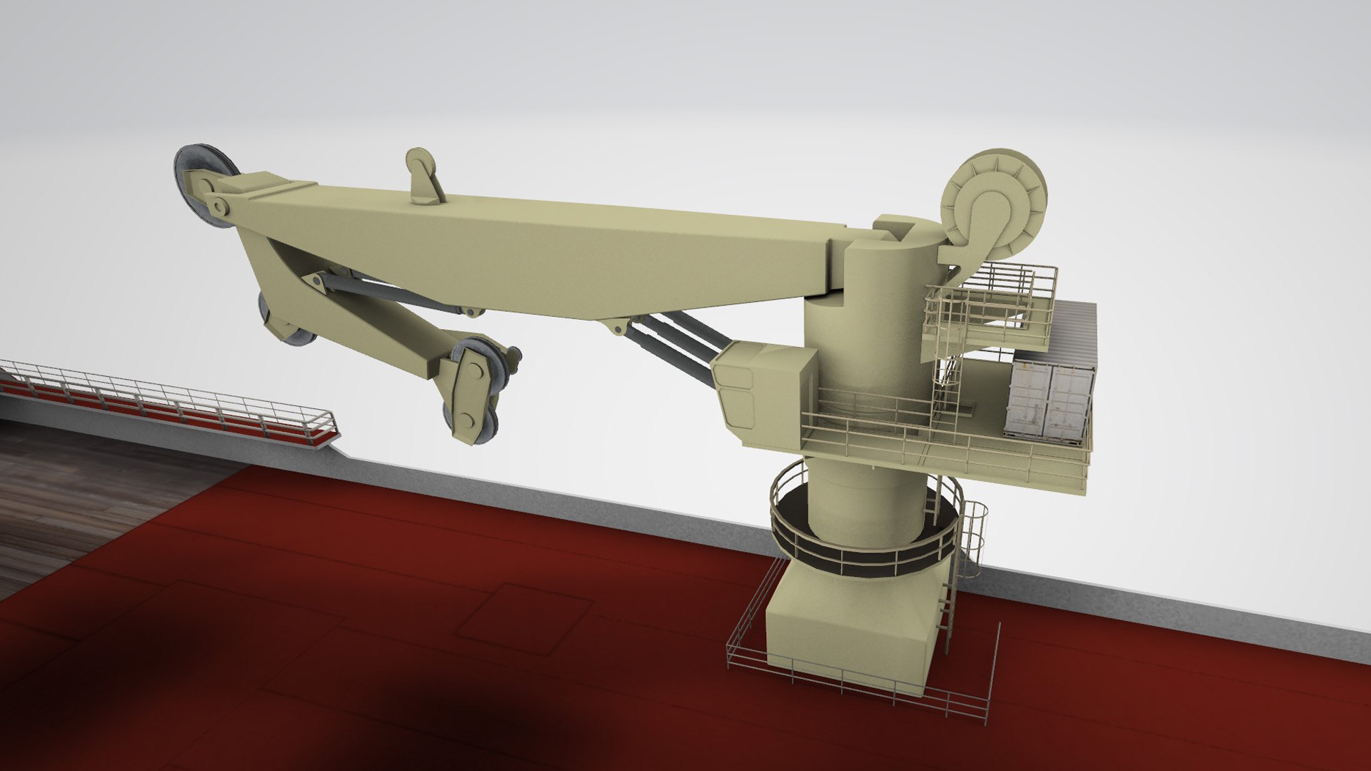 3D Mining Support Vessel Model - TurboSquid 2068608