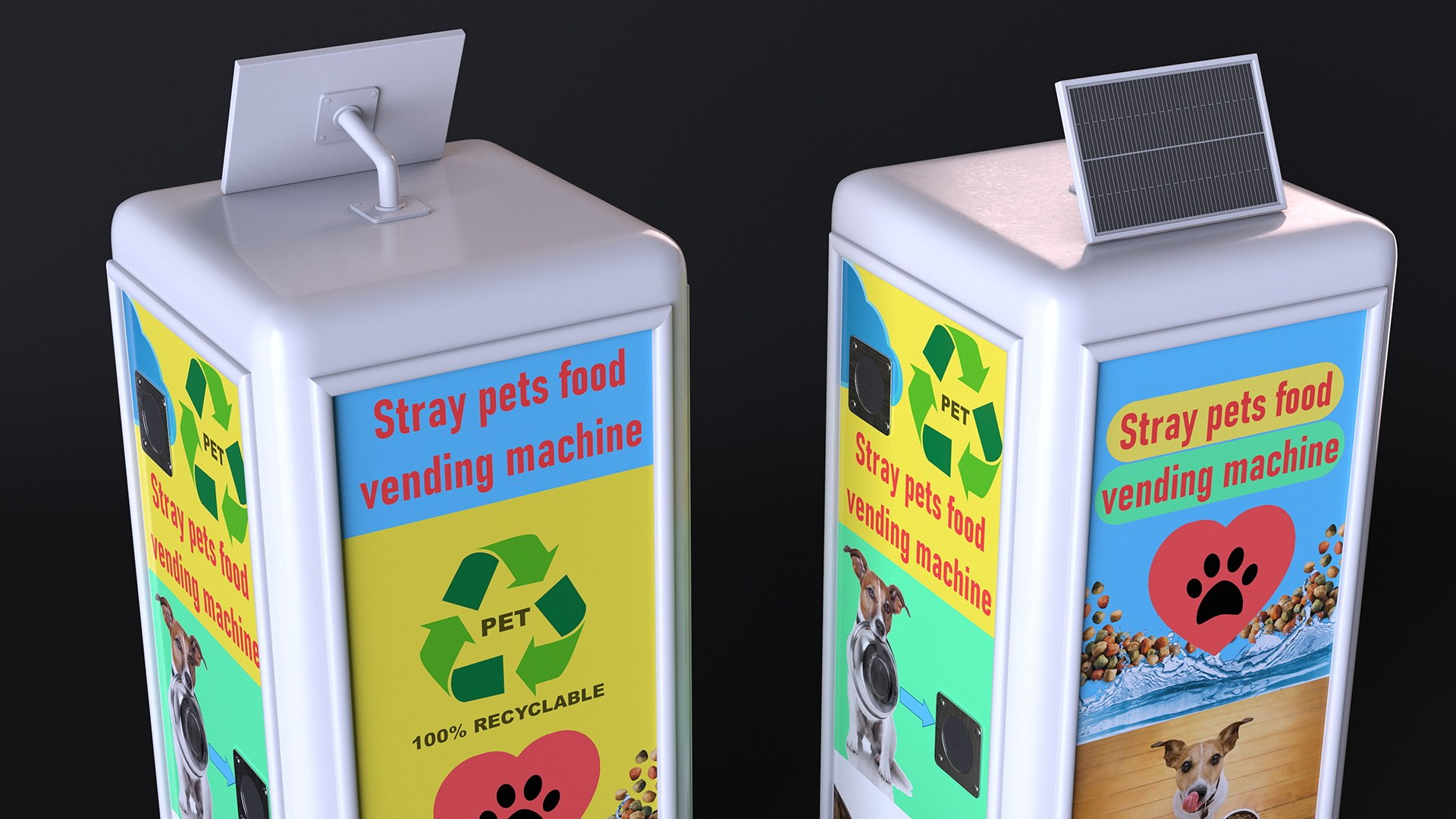 3D Pets Food Vending Machine for Stray Animals model - TurboSquid 2177924