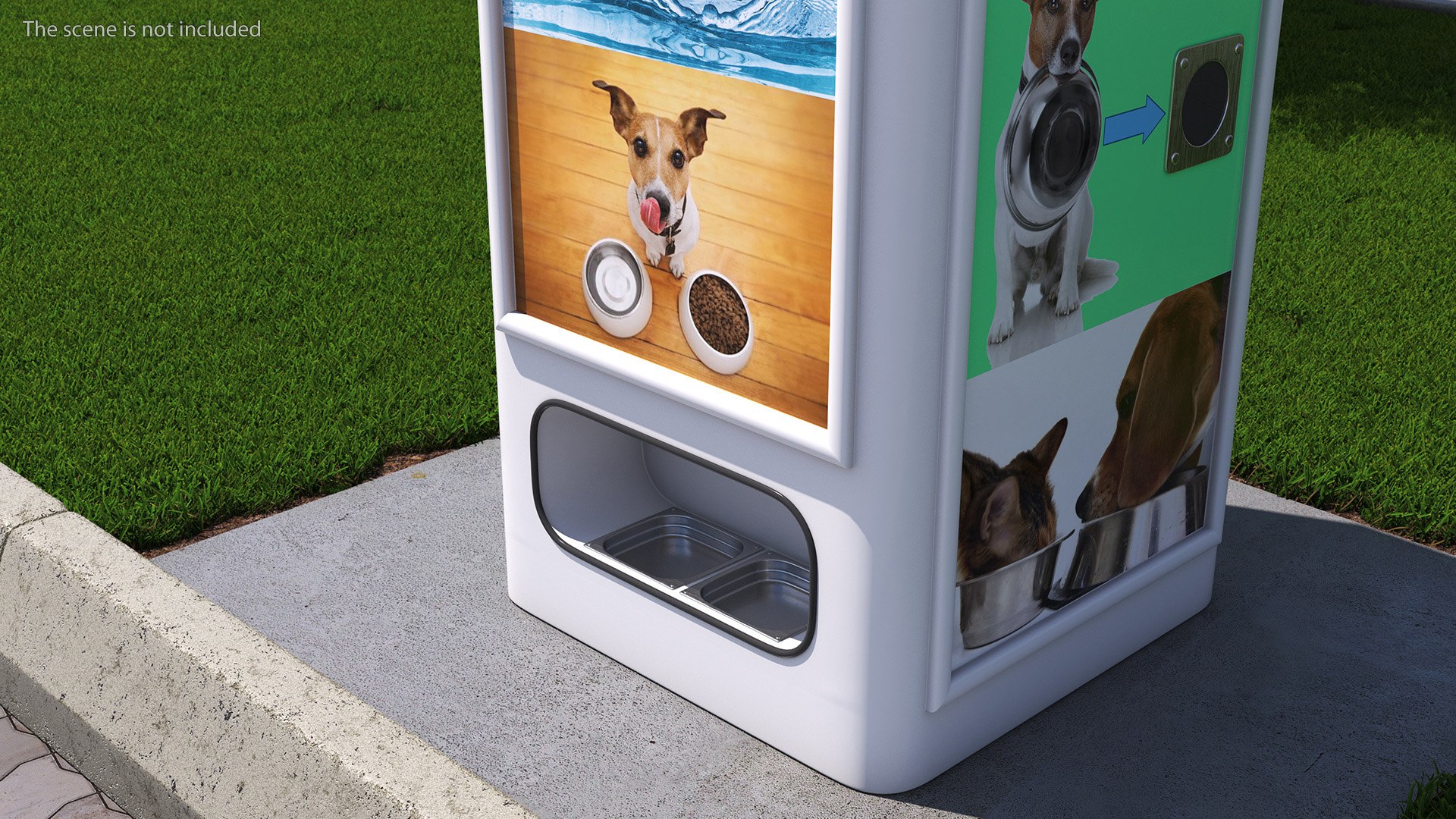 3D Pets Food Vending Machine for Stray Animals model - TurboSquid 2177924