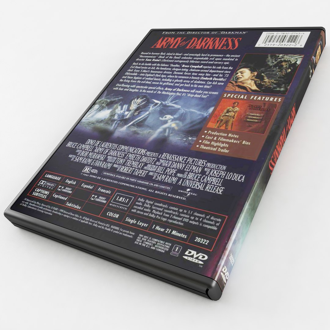 3D Dvd Case Model - TurboSquid 1300735