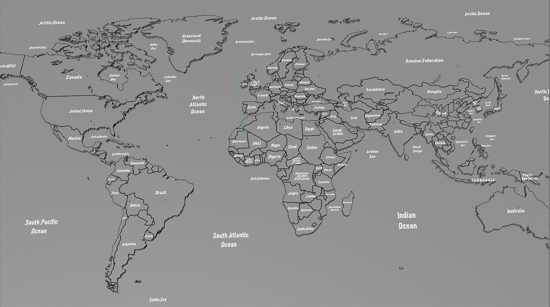 3D Tech Globalization World Map - TurboSquid 2113096