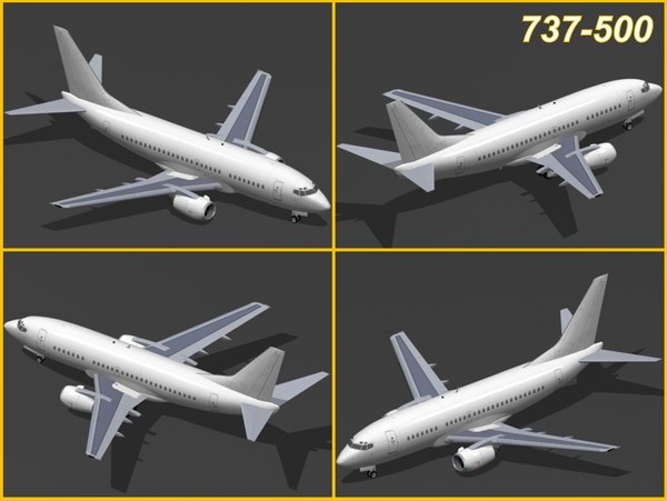 3d model boeing 737 classic