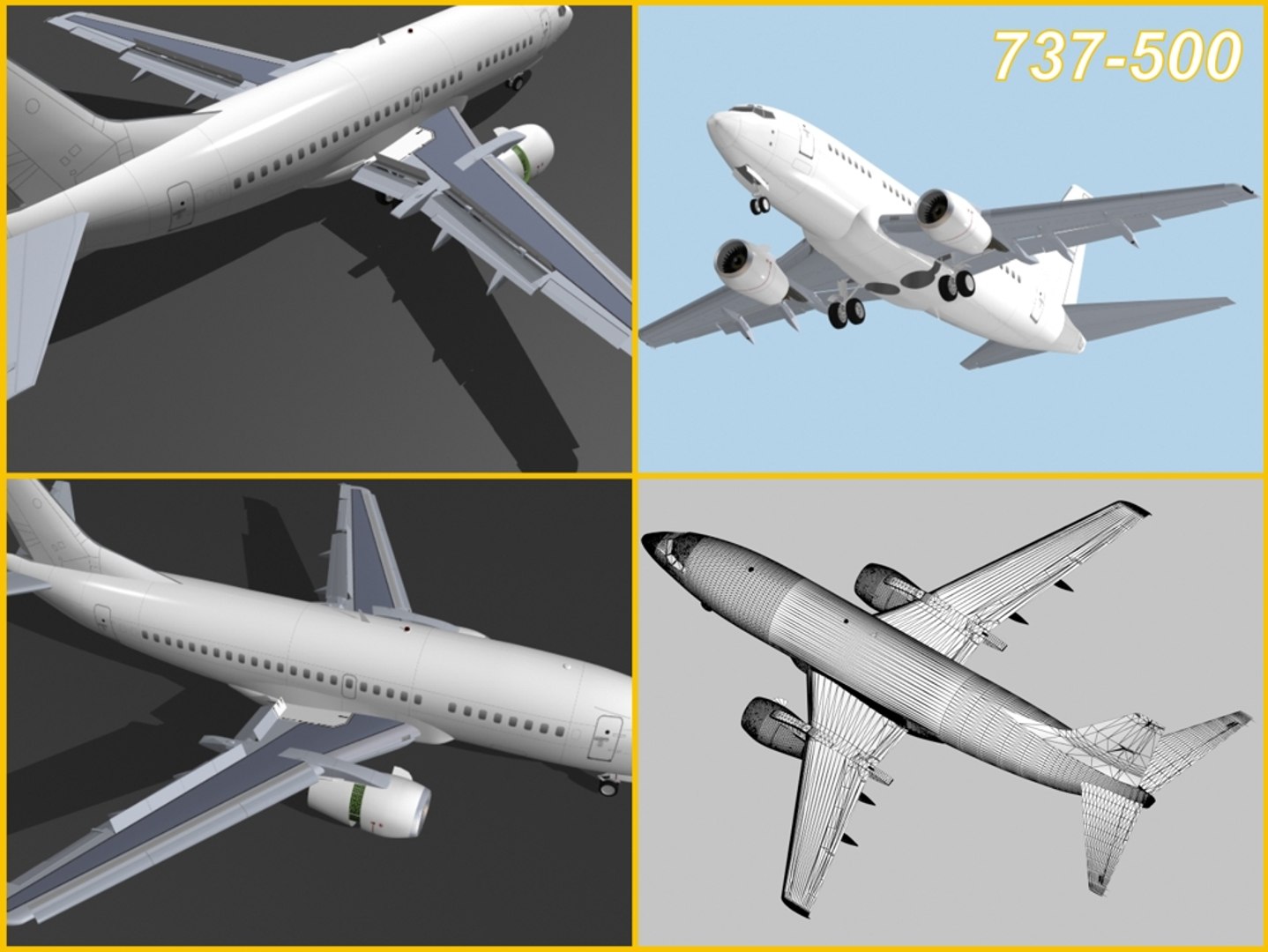 3d Model Boeing 737 Classic