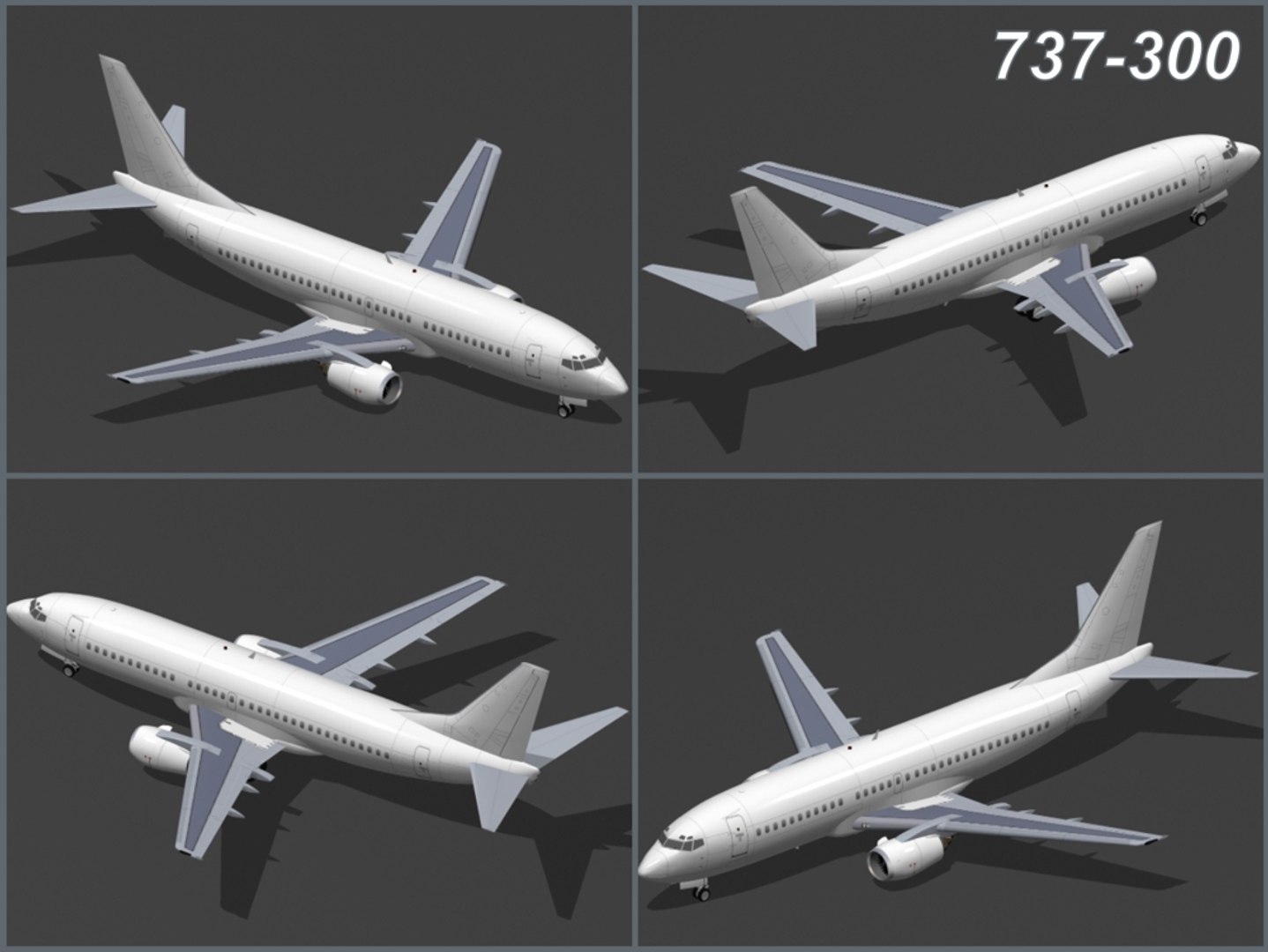 3d Model Boeing 737 Classic