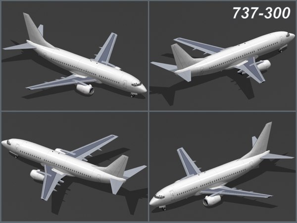 3d model boeing 737 classic