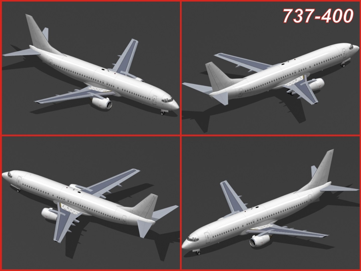 3d Model Boeing 737 Classic