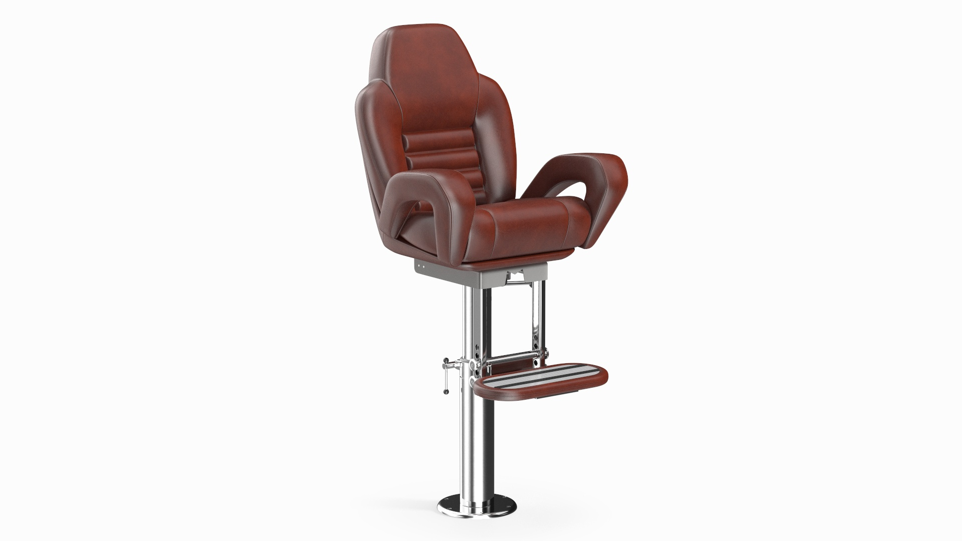 Helm Pilot Captain Chair Brown 3D - TurboSquid 2337716
