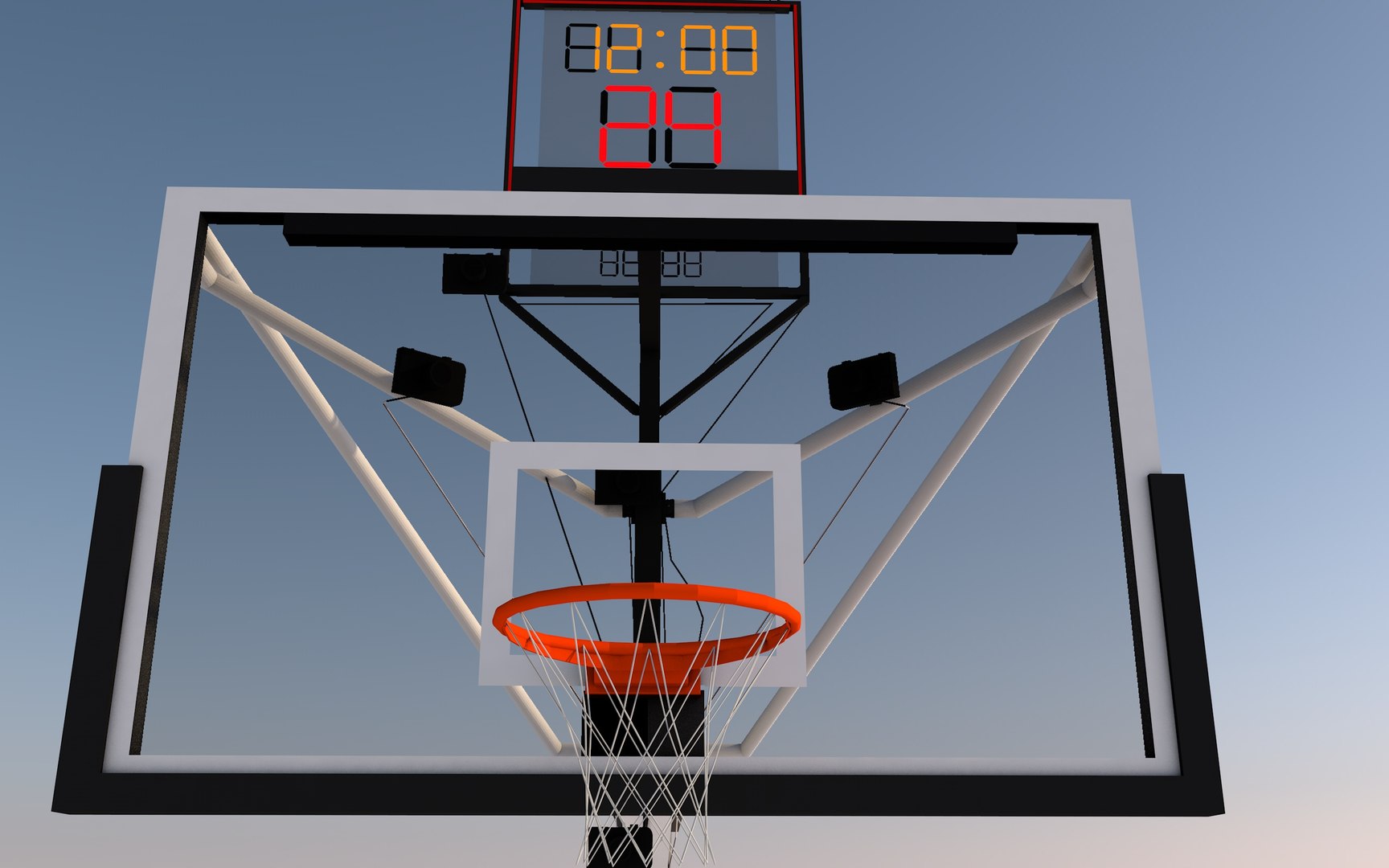 Basketball Hoop 3D - TurboSquid 1250463