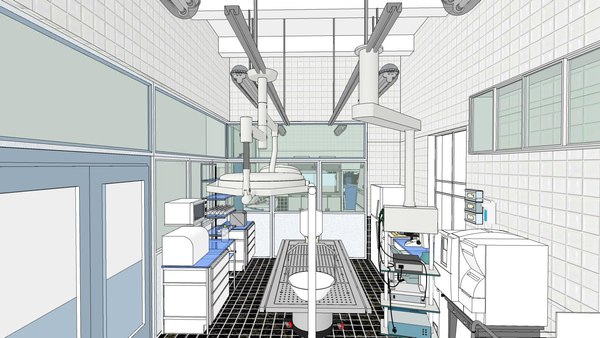 Free SketchUp Hospital-Room Models | TurboSquid