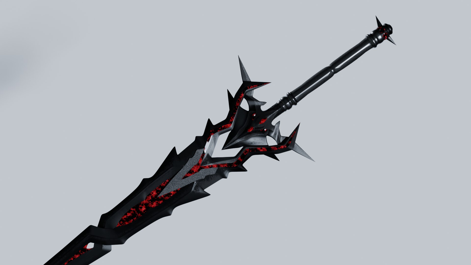 Inferno Blade - Low Poly Demonic Sword 3D Model - TurboSquid 2239351