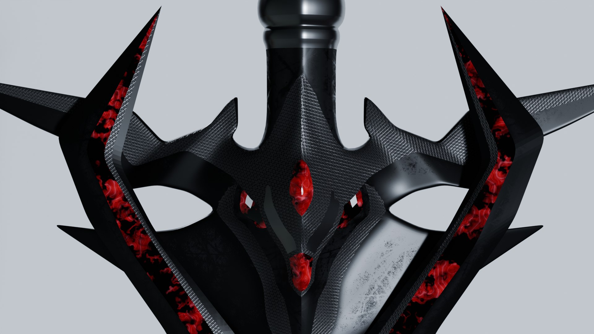 Inferno Blade - Low Poly Demonic Sword 3D Model - TurboSquid 2239351