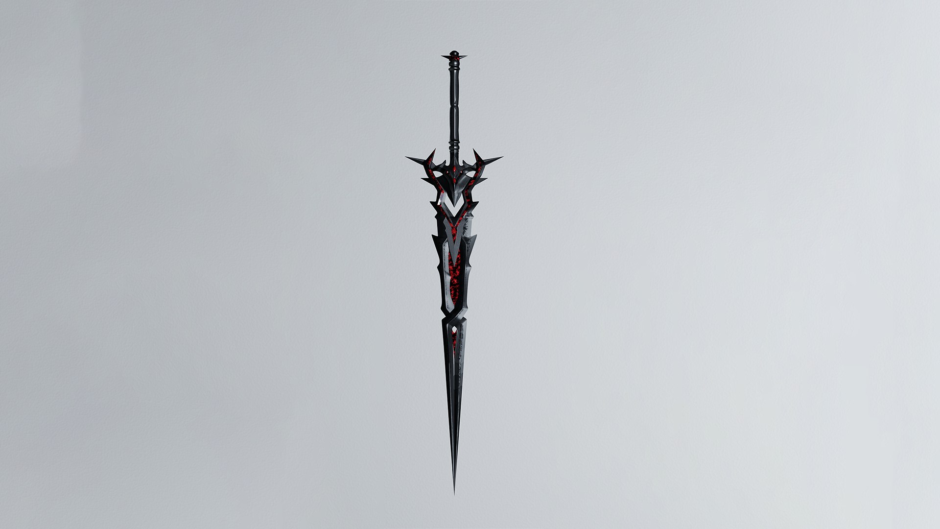 Inferno Blade - Low Poly Demonic Sword 3D Model - TurboSquid 2239351