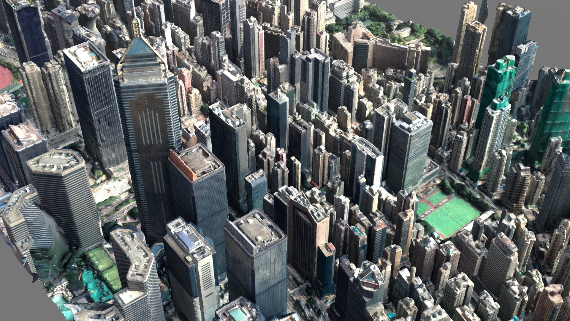 3D Cityscape Model - TurboSquid 1872512