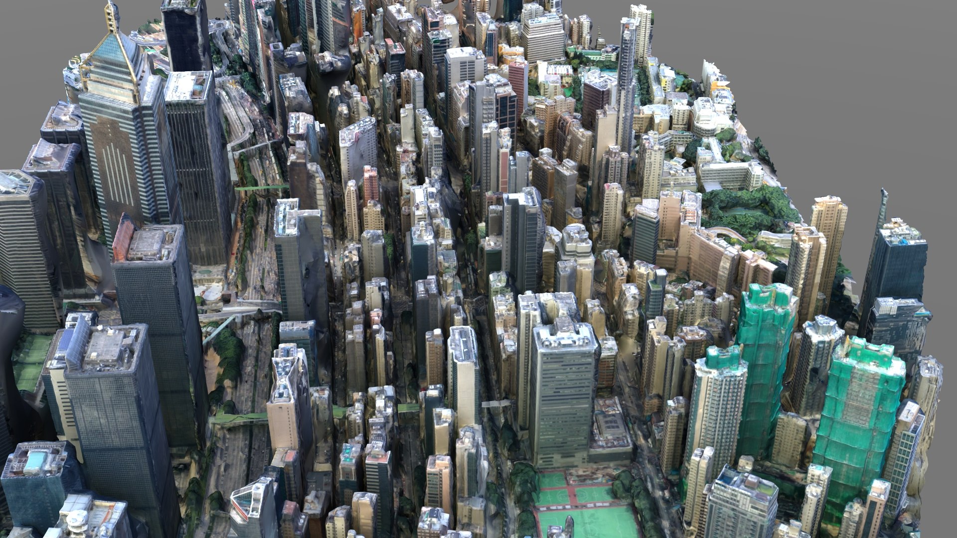 3D Cityscape Model - TurboSquid 1872512