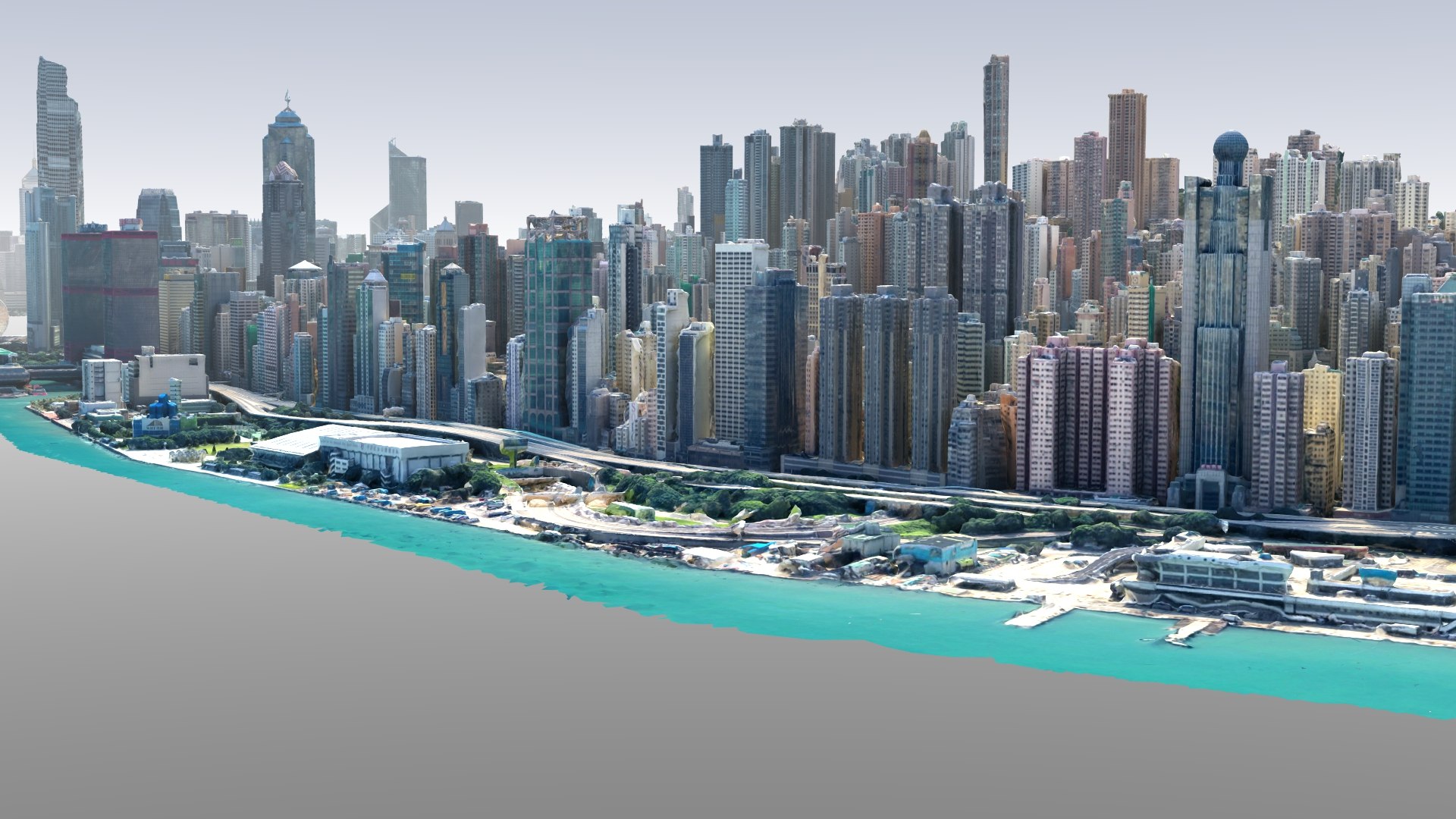 3D Cityscape Model - TurboSquid 1872512